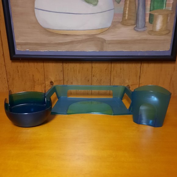 Rubbermaid | Storage & Organization | Rubbermaid 3piece Plastic Desk ...